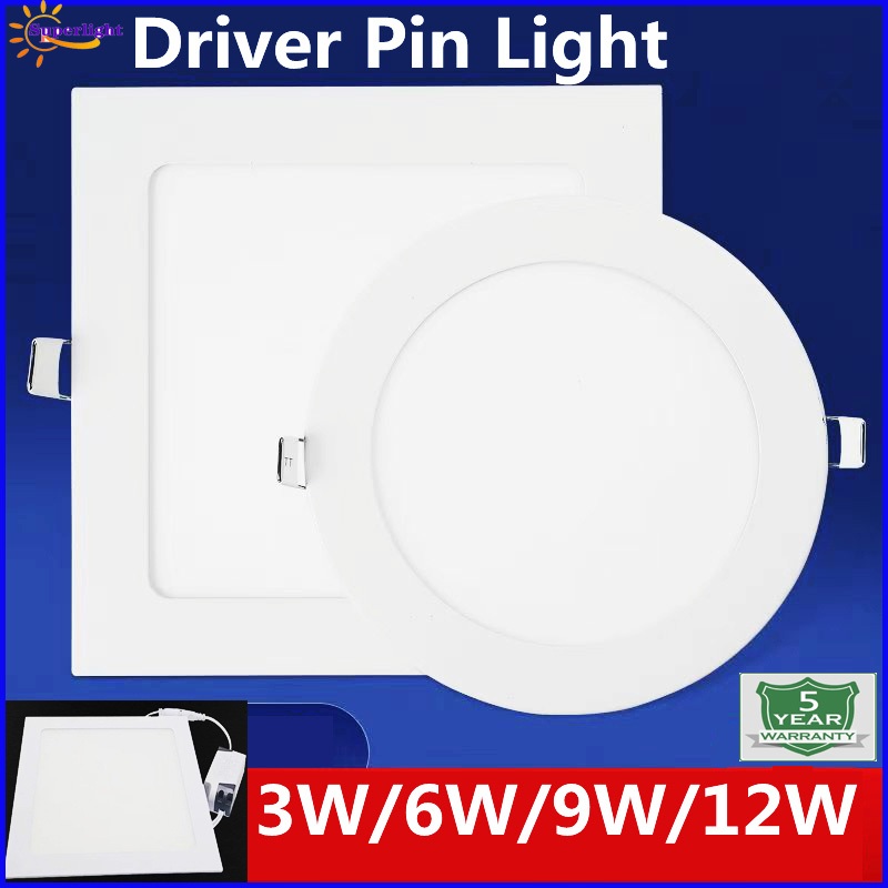 Ultra Thin LED Pin Light With Driver Recessed Panel lamp Downlight ...