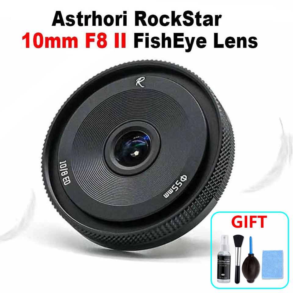 AstrHori 10mm F8 II Ultra Wide Angle Fisheye APS-C Manual Prime Lens ...