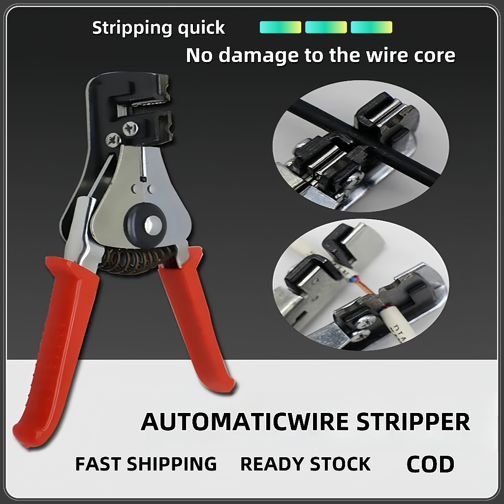 Professional Automatic Wire Striper Cutter Stripper Crimper Pliers ...