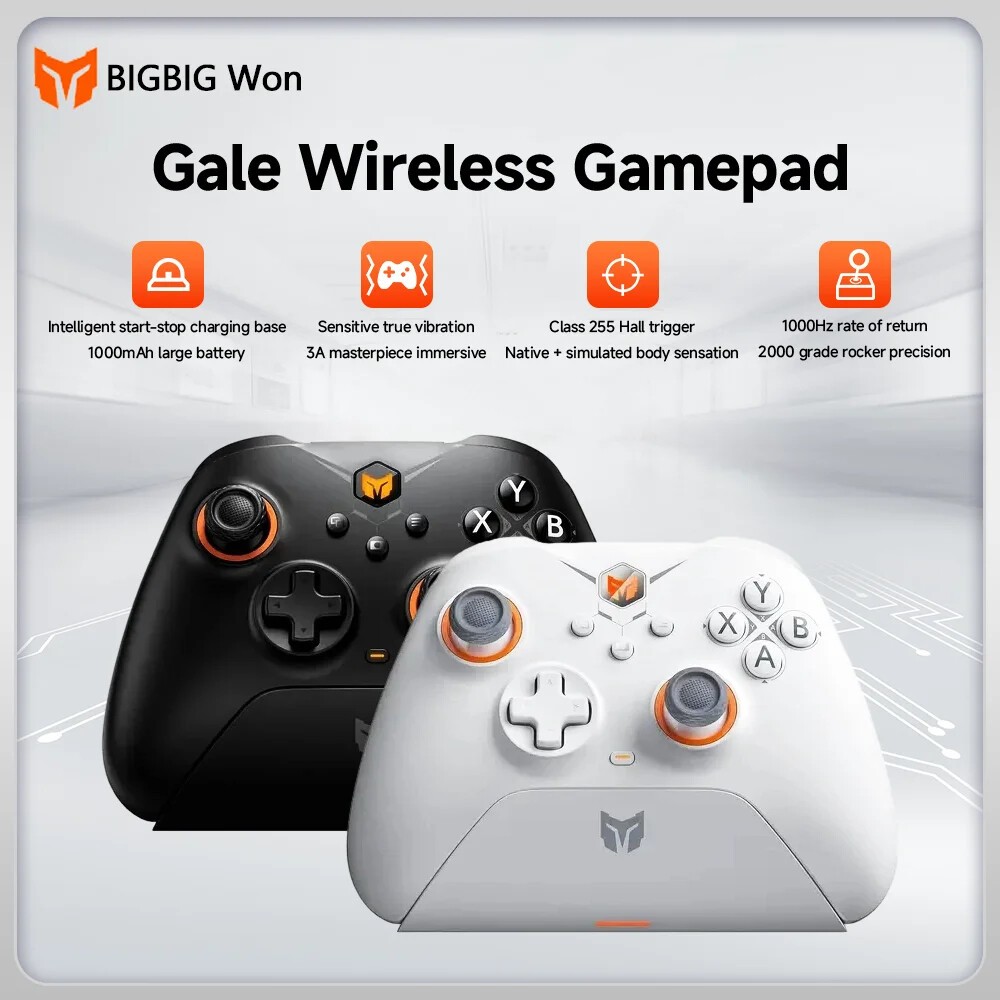 BIGBIG Won Gale Hall multi-mode Gale Wireless Controller Hall Trigger ...