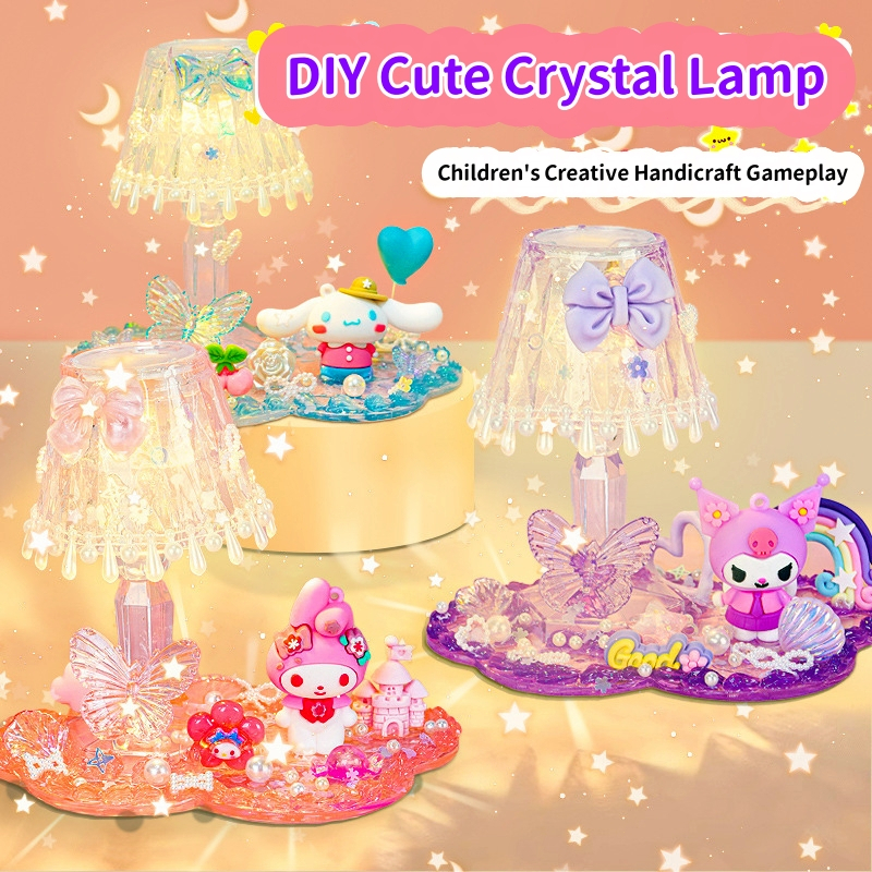 Sanrio Night Light Kawaii Hello Kitty Cinnamon Kitty Kuromi Melody ...