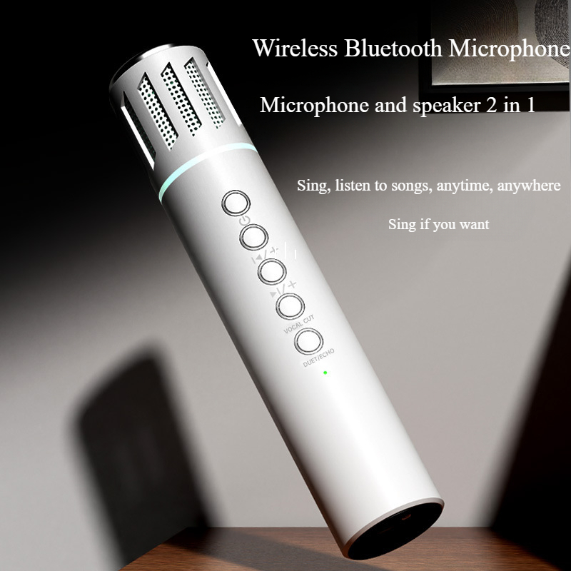 Professional Karaoke Stereo Speaker mic K20 Bluetooth Microphone ...