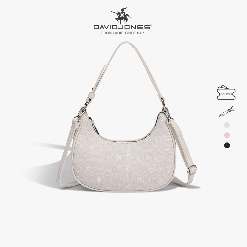 David Jones Paris Women Small Size Rigid Hobo Bags Crossbody Shoulder ...