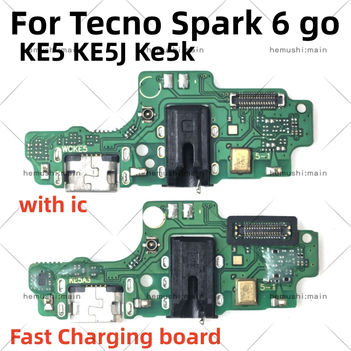 For Tecno Spark 6 go KE5 KE5J Ke5k USB Dock Charging Port Charger Board ...