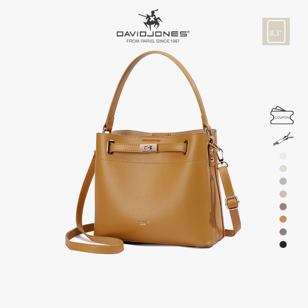 David Jones Lady Handbag Women Shoulder Bag Pu Leather Female | Shopee ...