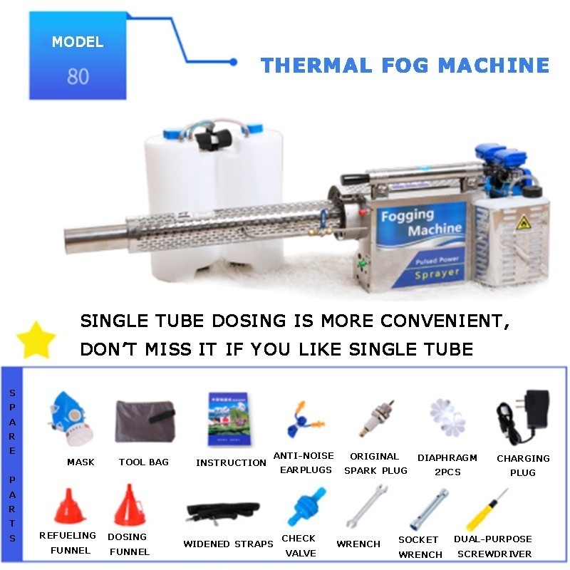 6HYC-120 Portable Thermal Fogger Machine Disinfection Fogging Machine ...
