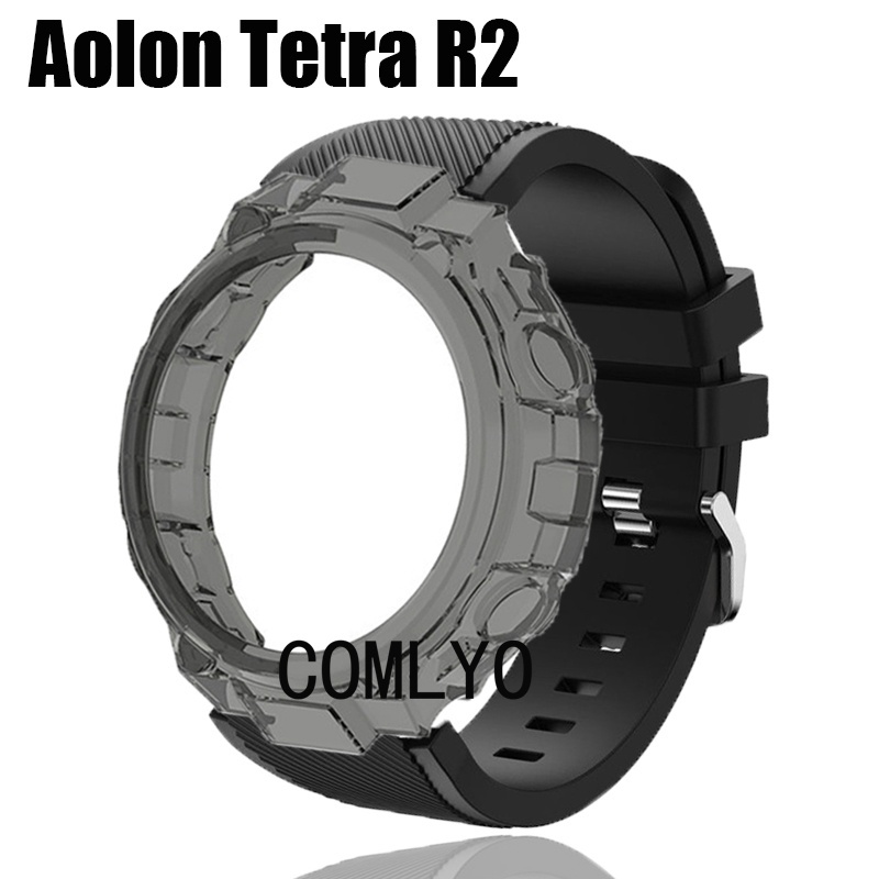 For Aolon Tetra R2 Case Strap Smart watch Band Protective Bumper Cover ...
