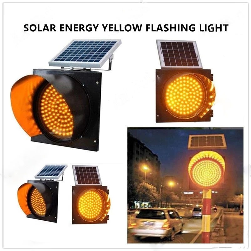 COD Wireless Solar Traffic Light Security Led Traffic Solar Powered ...