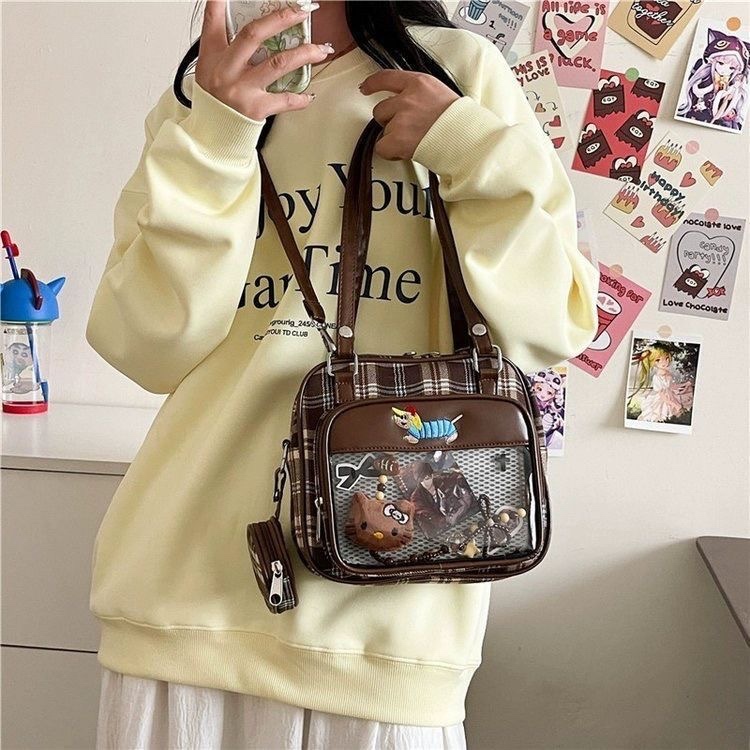 Ita Bag Multi-Purpose Backpack Crossbody Purse Kawaii Pin Display Bag ...