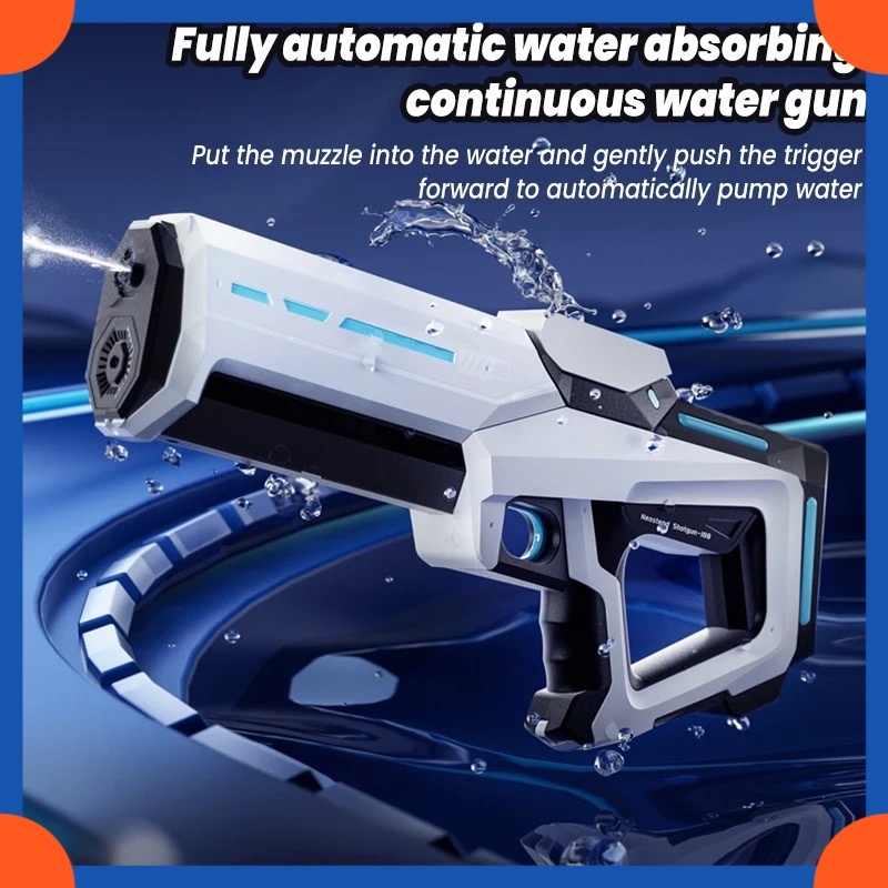Beach Pool Electric Water Gun Continuous Water Gun Water Splashing ...