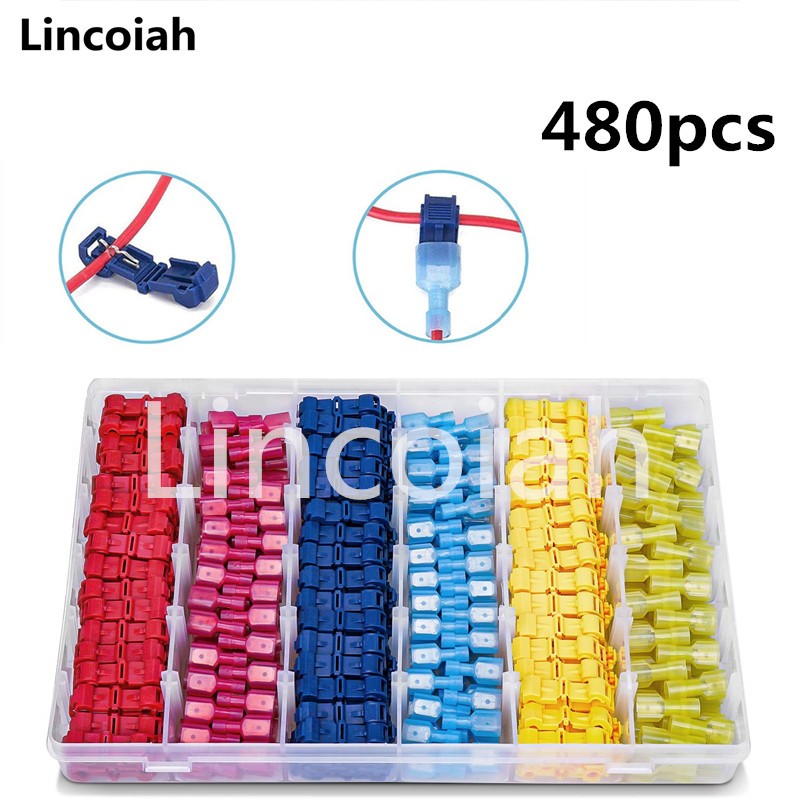 T-Tap Wire Connectors Self-Stripping Quick Splice Electrical Wire ...