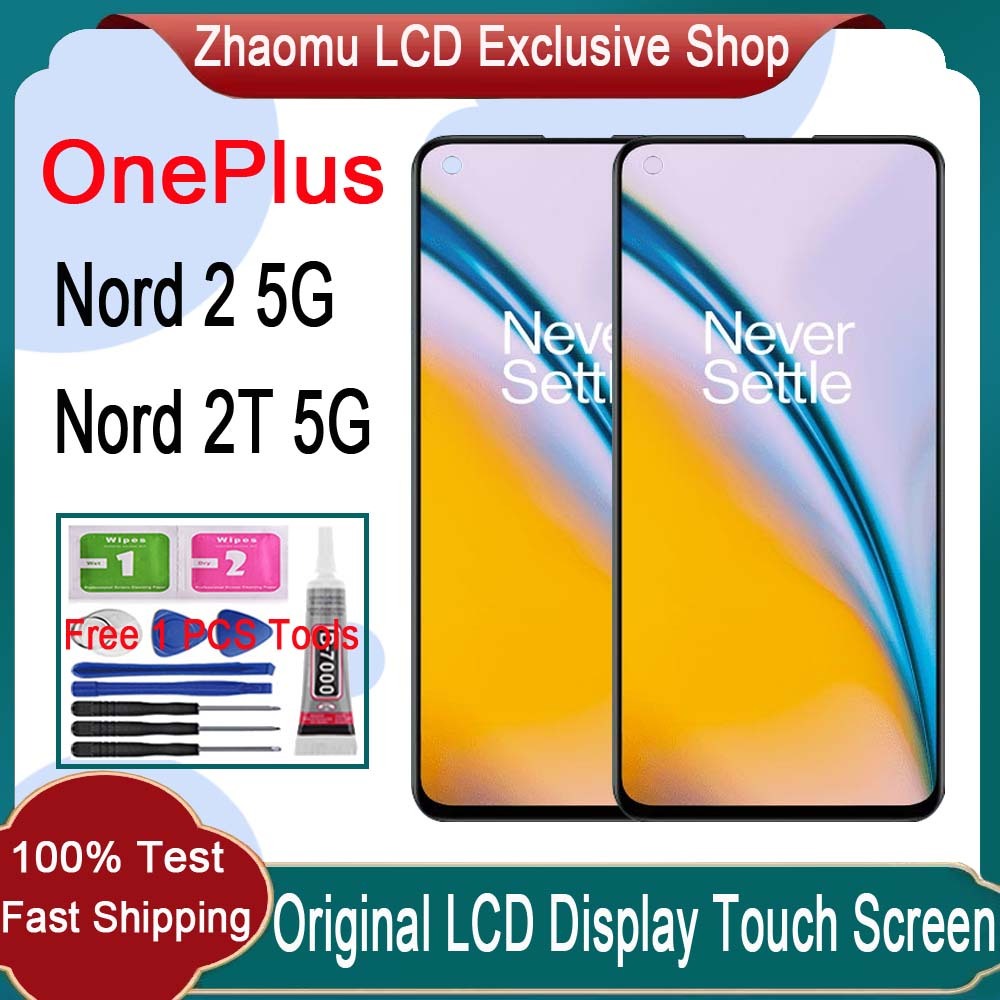 Original AMOLED OnePlus Nord 2 5G Nord 2T 5G LCD Display Touch Screen Replacement | Shopee ...