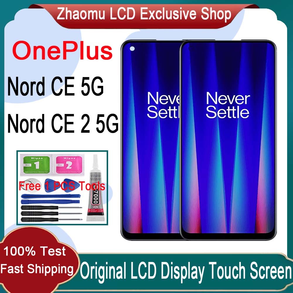 Original AMOLED OnePlus Nord CE 5G Nord CE 2 5G LCD Display Touch Screen Replacement | Shopee ...