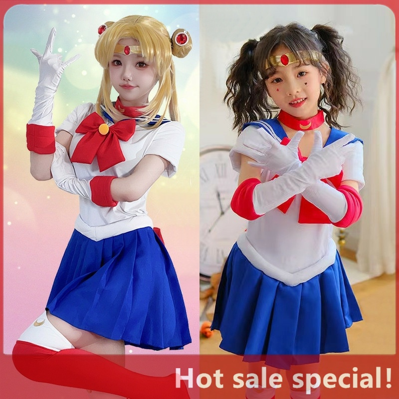 [HX-YAO] Sailor Moon cosplay Adult Children Costume Tsukino Usagi cos ...