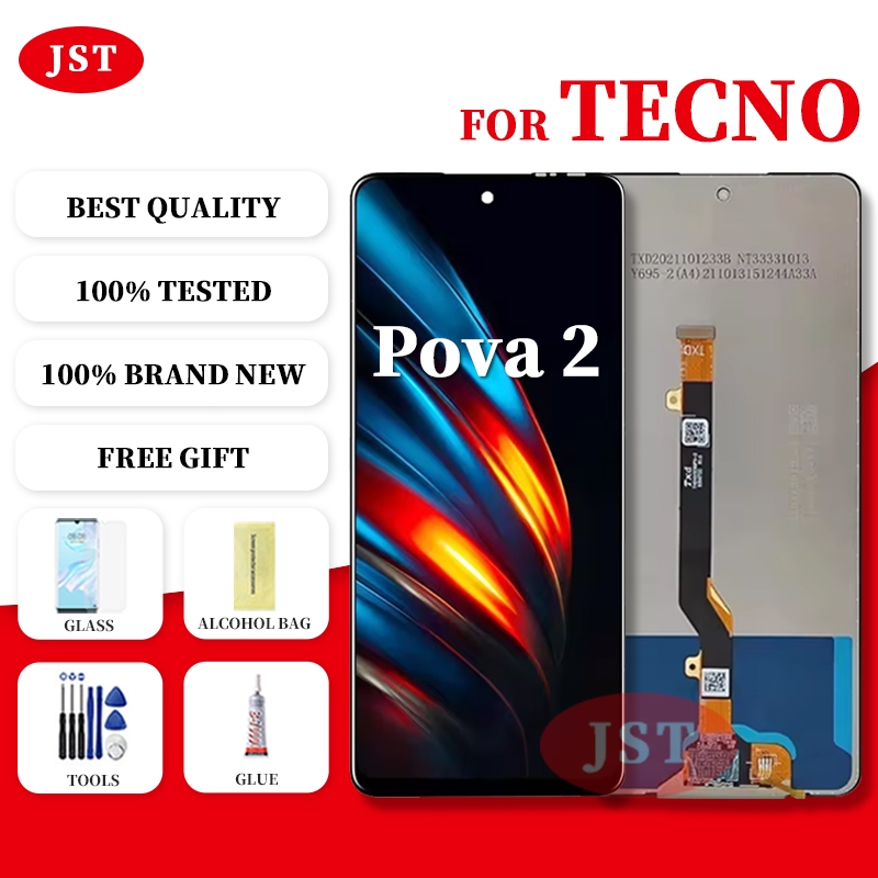 For Tecno Pova 2 LCD Display Touch Screen | Shopee Philippines