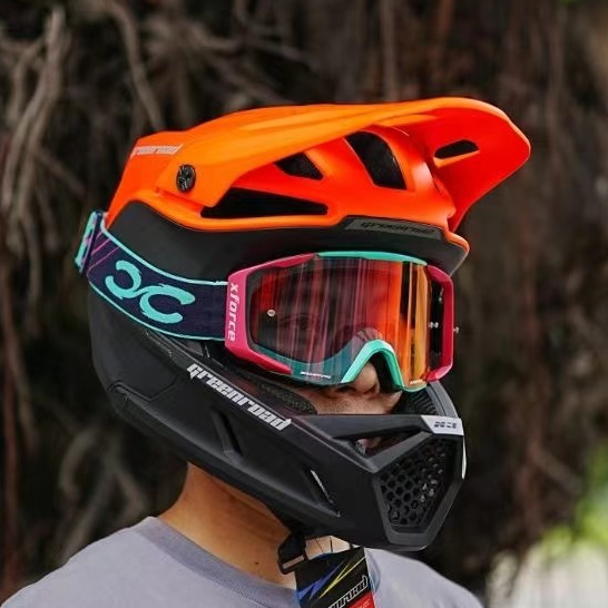 Mountain Bike Helmet Cycling Helmet Mtb Full Face Helmet Adult DH ...
