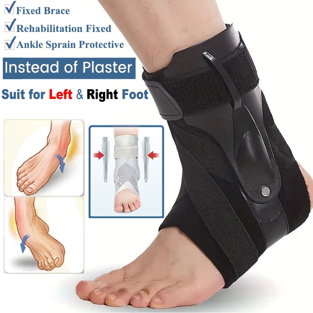 Ankle Support Brace for Rehabilitation Fixed Ankle/Foot Cover Joint ...
