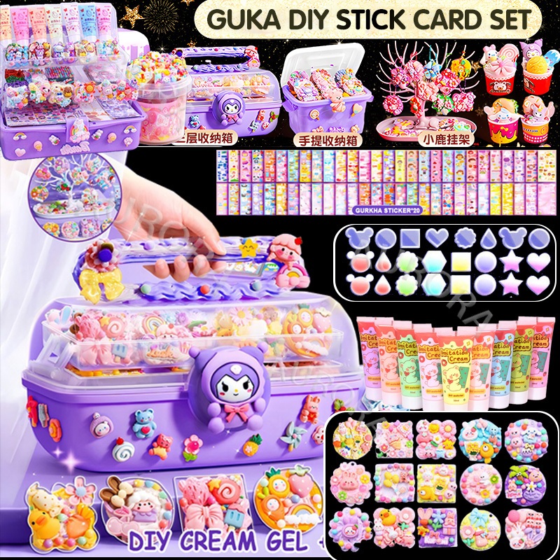 Ready Stock☚Guka Set 522Pcs Kids Toys Diy Keychain Girls Toys Handmade ...