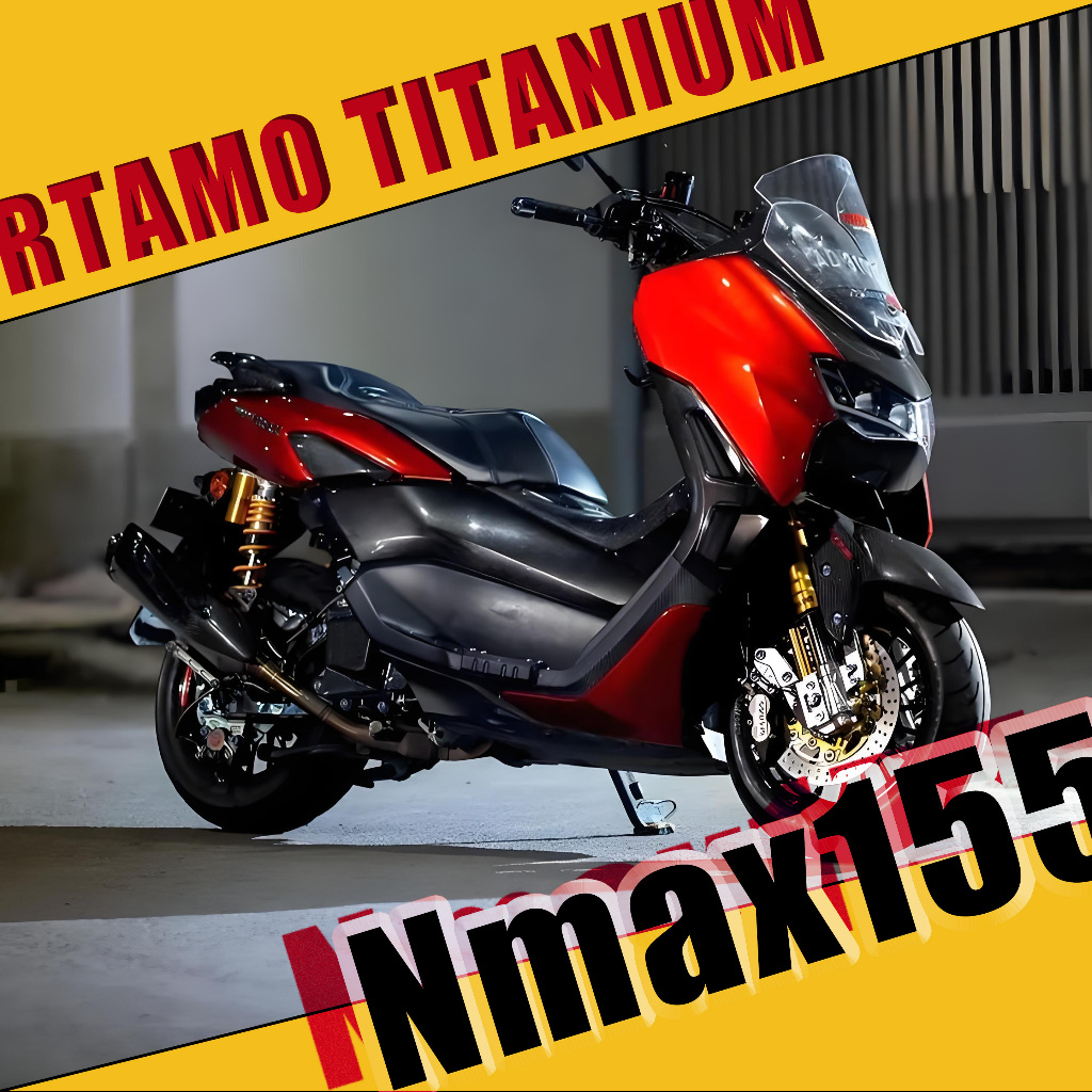 RTAMO Titanium Gr5 Nmax V1 Full Set Nmax Pipe Bolt Swingarm Bolt Nmax ...