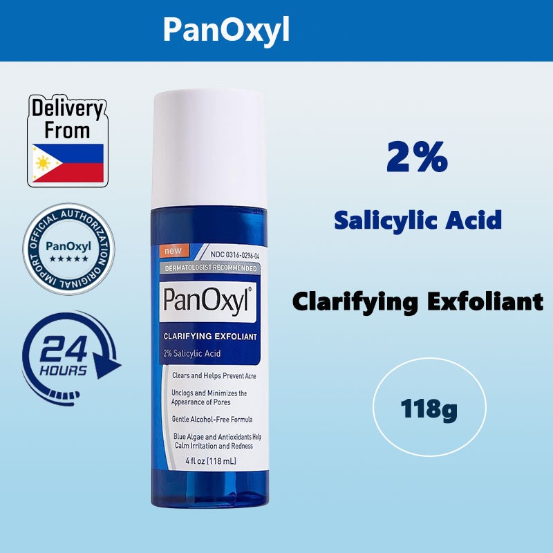 PanOxyl Clarifying Exfoliant with 2% Salicylic Acid BHA Liquid ...