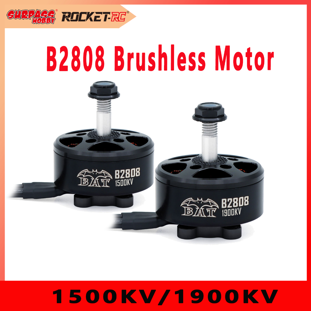 SURPASS HOBBY B2808 1500KV 1900KV Outrunner Brushless Sensorless Motor ...