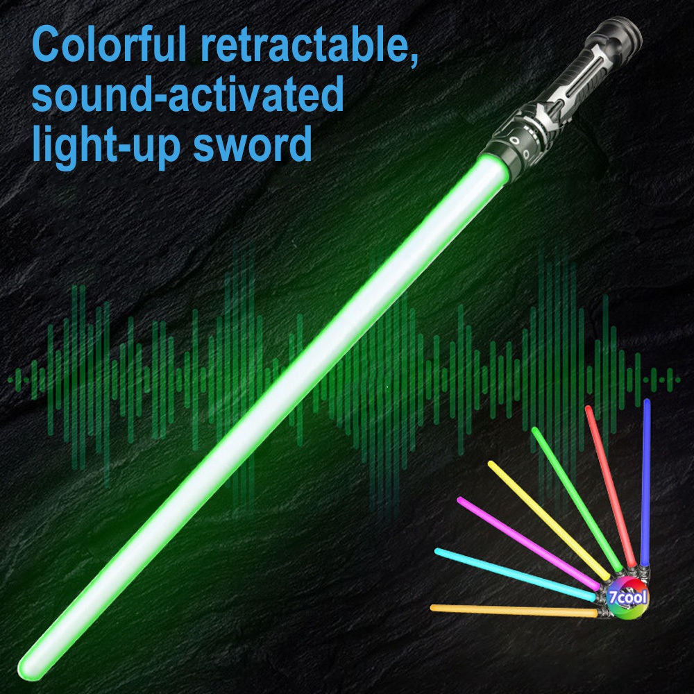 Boruit Cosplay Light-up Toy 67CM Sword Lightsaber Toys LED Lights Sound ...