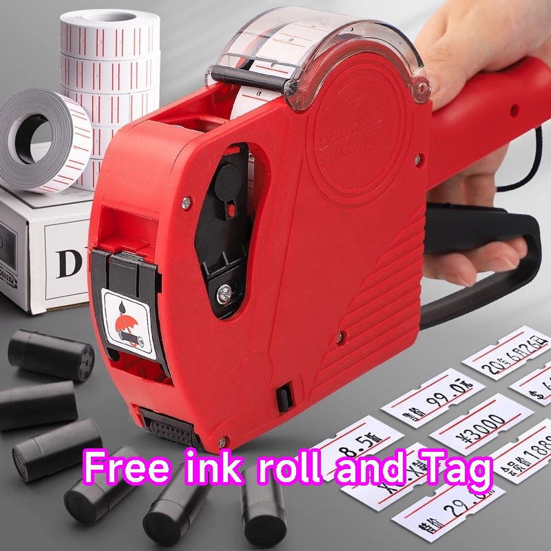 Cod (Free Ink Roll And Tag) 8 Digits Price Tag Gun Price Labeller Crown ...