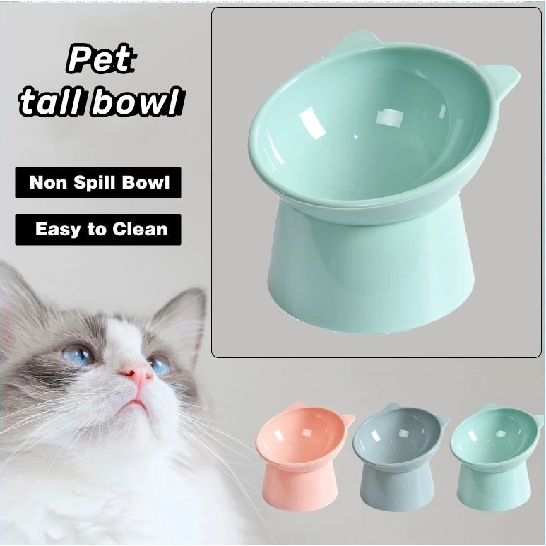 Pet Elevated Bowl High Foot Pet Feeding Bowl Food Water Feeder Raised ...