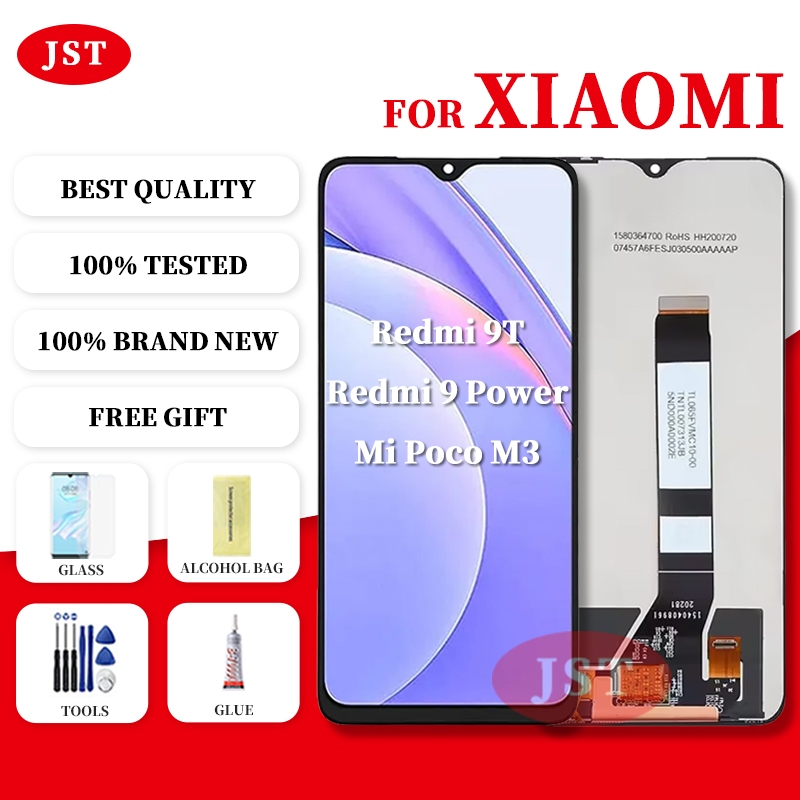 For Xiaomi Redmi 9T Redmi 9 Power Poco M3 LCD Display Touch Screen ...