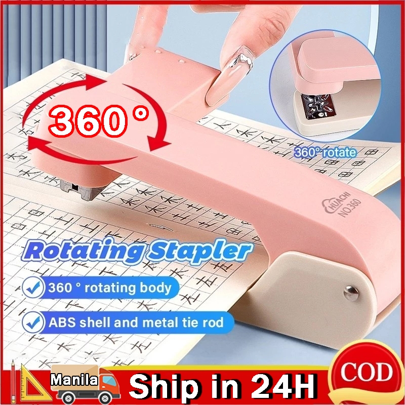 Multifunction 360 Rotation Stapler Heavy Duty Swivel Long Reach Stapler ...