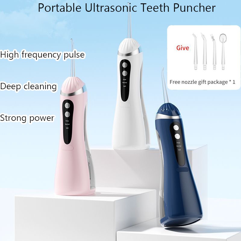 Electric Water Flosser Portable Water Washer Smart Oral Teeth Cleaning ...