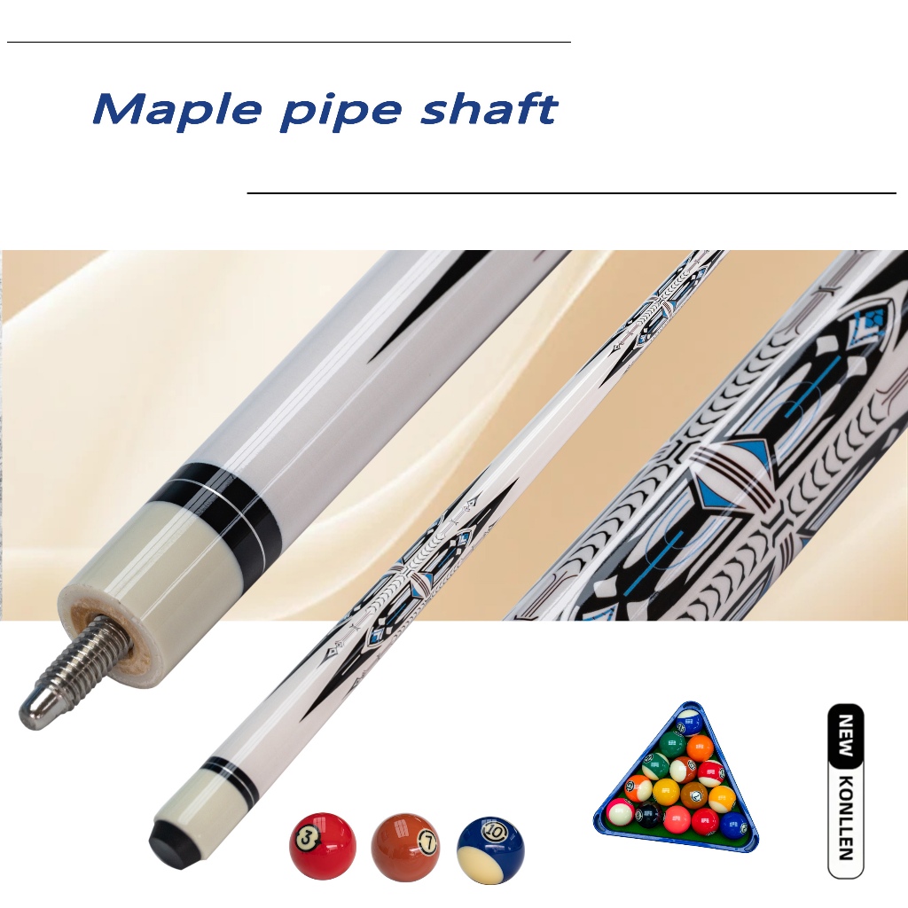 Professional American Pool Cue - Canadian Hard Maple Billiard Stick ...