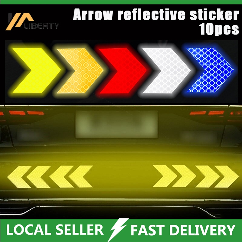 Reflective Sticker, Safety Warning, Tram Helmet Sticker, Motorcycle ...