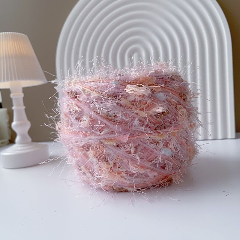 100g Hand Mixed Yarn Hand Mixed Line Blended Thread 橘子汽水 手混线 Crochet ...