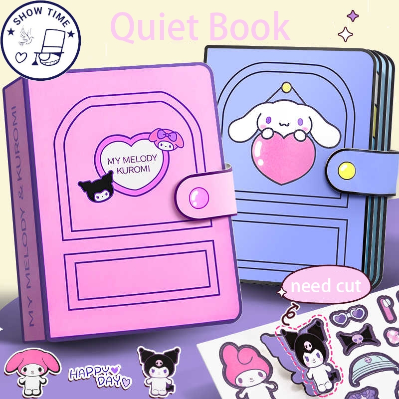 Show Time Quiet Book with Pre-Cut Children's Craft Stickers DIY Toy ...