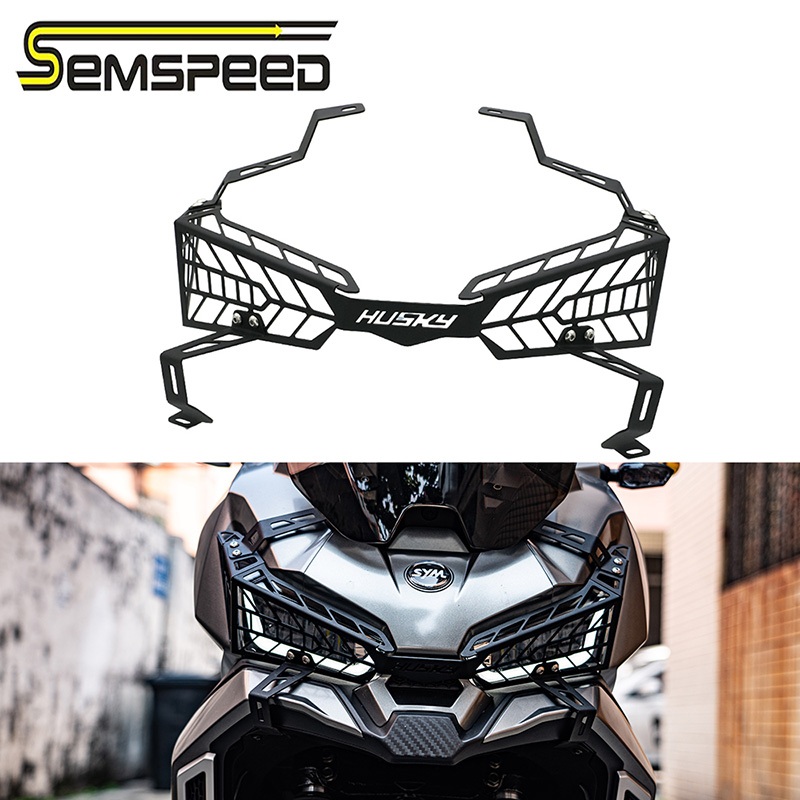 【SEMSPEED】For SYM Husky 150 ADV150 2024-2025 Motorcycle Headlight Cover ...