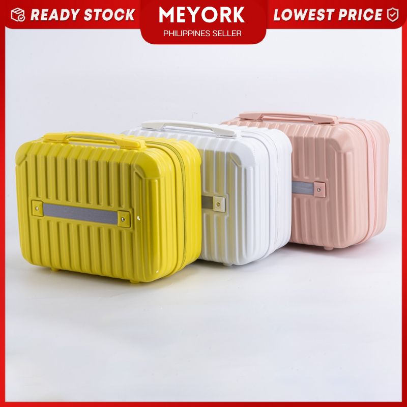 14 Inch Mini Travel Bag Portable Makeup Luggage Hand Carry Cosmetic ...