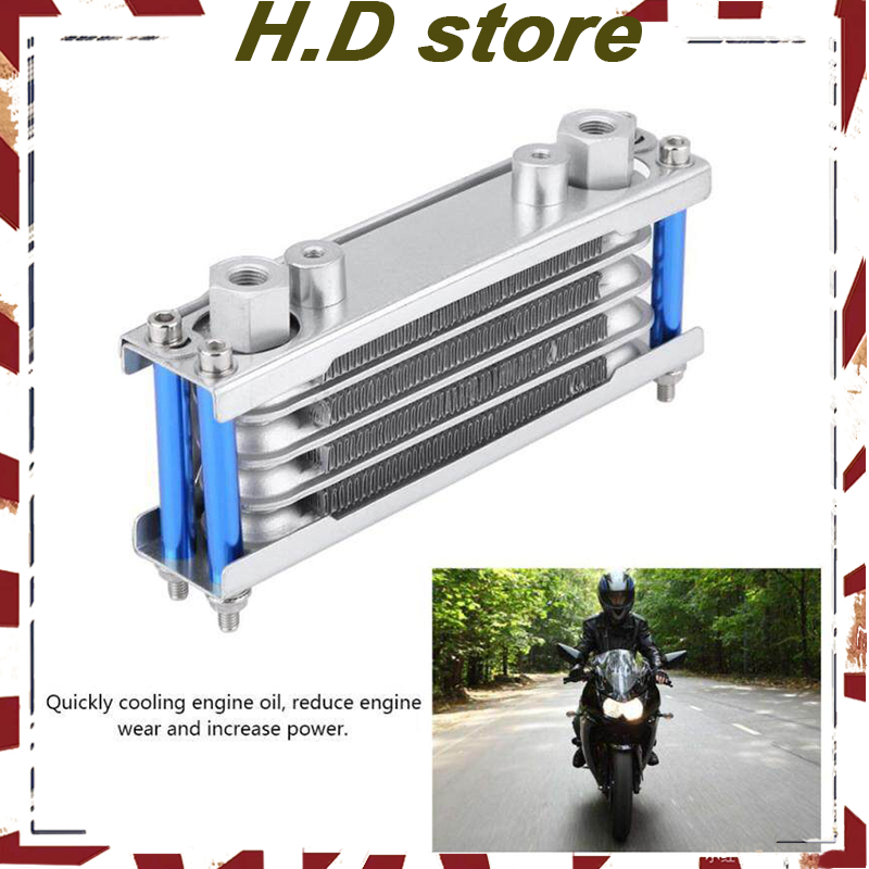 Universal Cooling Radiator Motorcycle Engine Oil Cooler for Motorbike ...