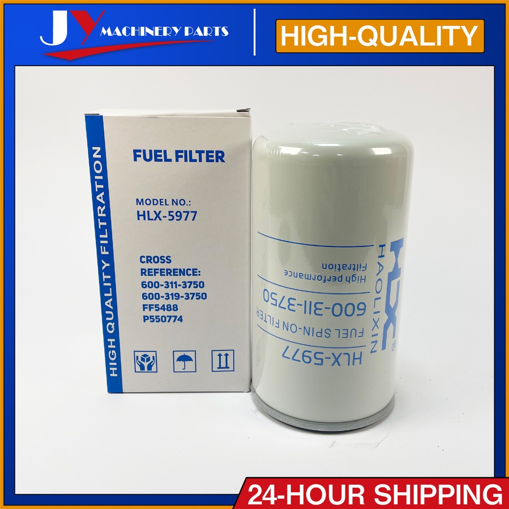 Komatsu Fuel filter PC200-8 diesel filter element oil filter 600-311 ...