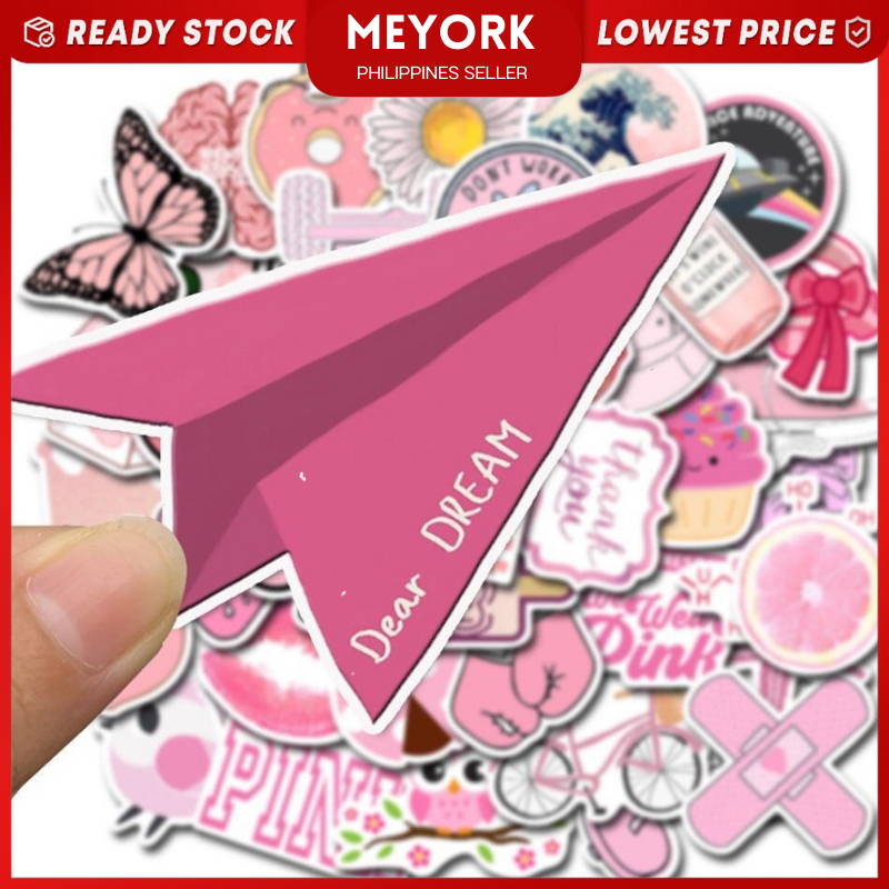 50 Pcs Cute Sticker Waterproof Suitcase Sticker Laptop Luggage Sticker ...