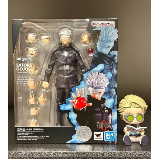 shf Gojo Satoru Movie: Jujutsu Kaisen Bandai 1/12 6-inch Action Figure ...