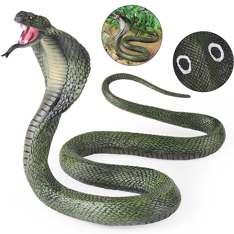 Halloween prop simulation cobra solid snake children science ...