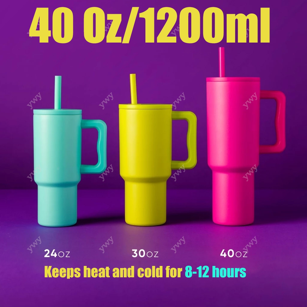 YWY【Ready Stock】40oz 304 Large Capacity Portable Water Cups Travel Mug ...