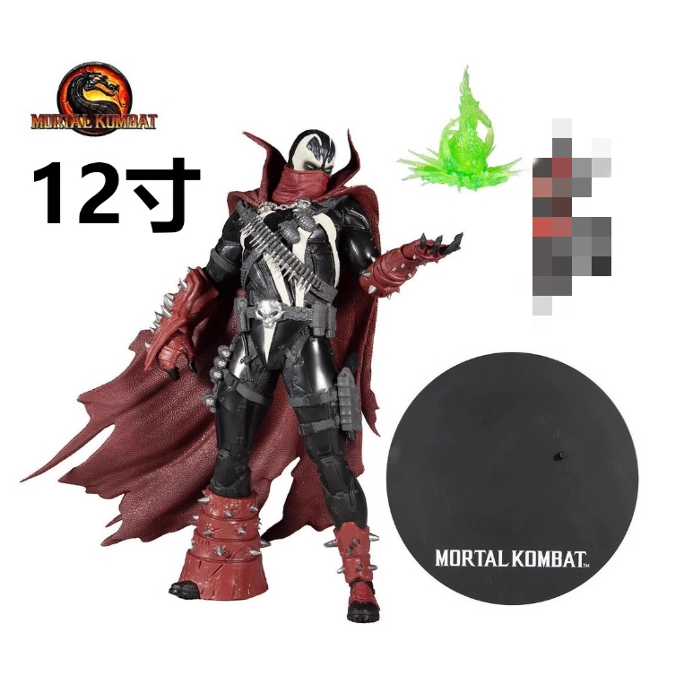 American version of McFarlane Mortal Kombat Green Fire Spawn 12-inch ...