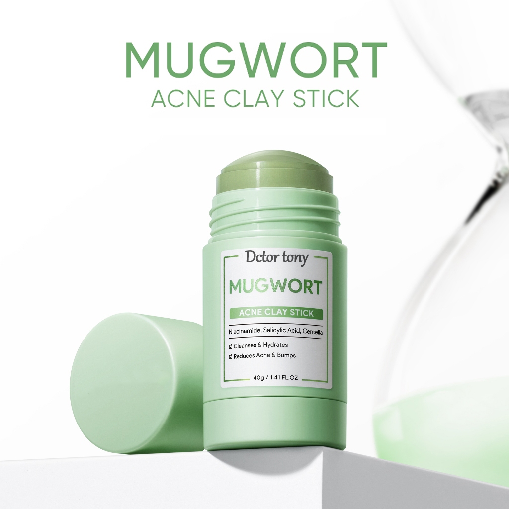 DOCTOR TONY Mugwort Clay Stick Anti-acne Clay Mask 40g For Clean Pores ...