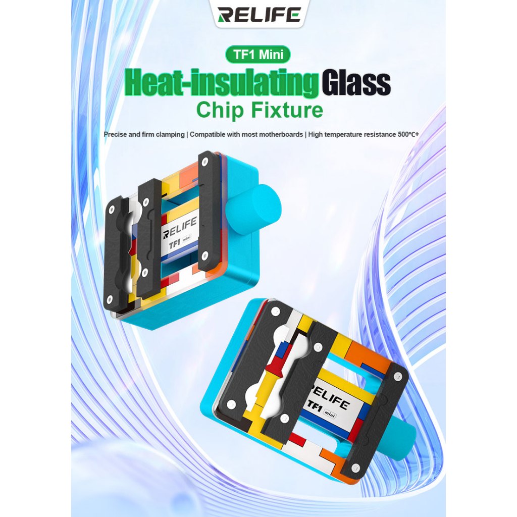 RELIFE TF1 Mini Insulated tempered glass fixture for mobile phone ...
