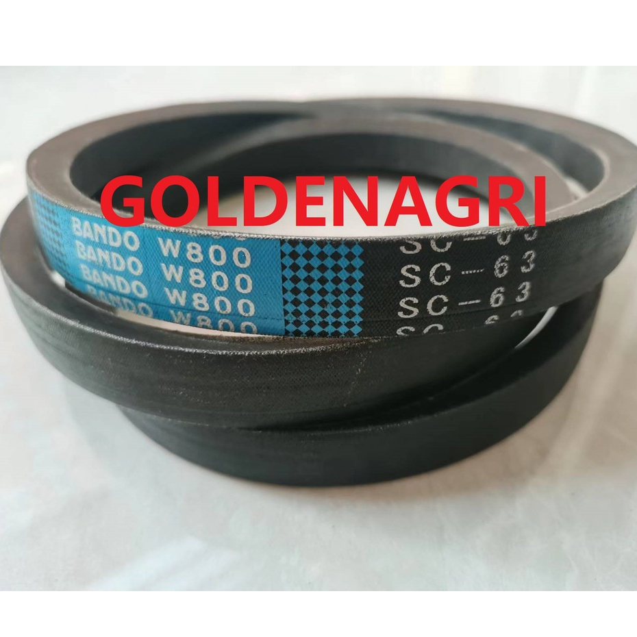 SC63 bando belt W800 kubota harvester spare parts DC35 yanmar harvester ...