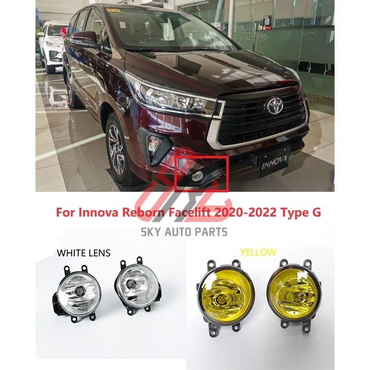 fog lamp light For Toyota Innova Reborn Facelift 2020 2021 2022 2023 ...