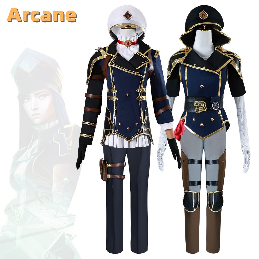 【Ready Stock】WUDU Arcane Season 2 League of Legends Cos Caitlyn Vi ...