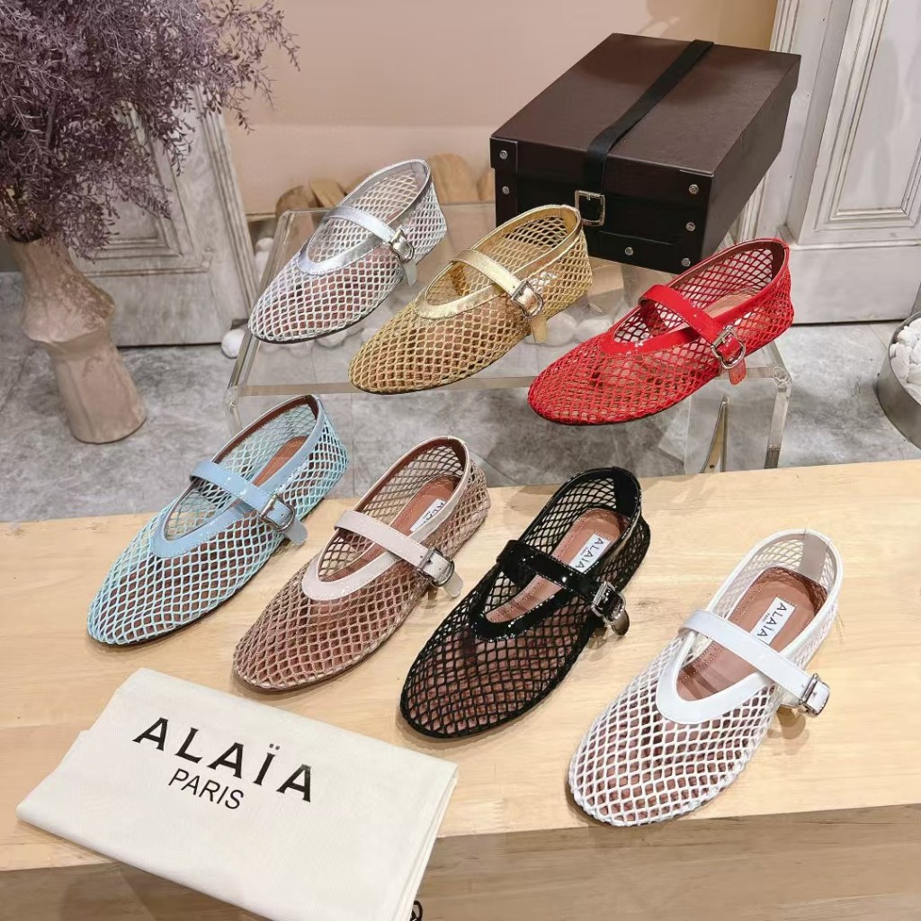 Alaia Ballet Flats With Mesh Top Version Super Hot Super Comfortable ...